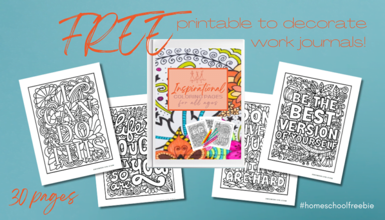 inspirational coloring book free printable for all ages